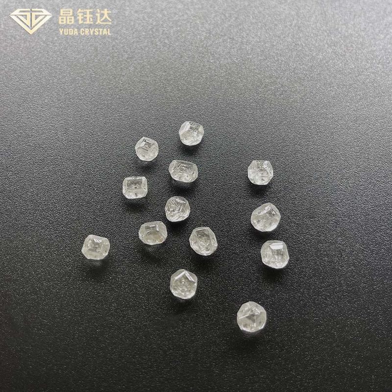1 Carat Laboratory Grown HPHT Rough Diamond White 0.5ct Polish Lab Diamonds
