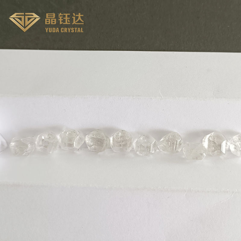 Square Round 10ct GH Color VS Clarity HPHT Rough Diamonds For Jewelry