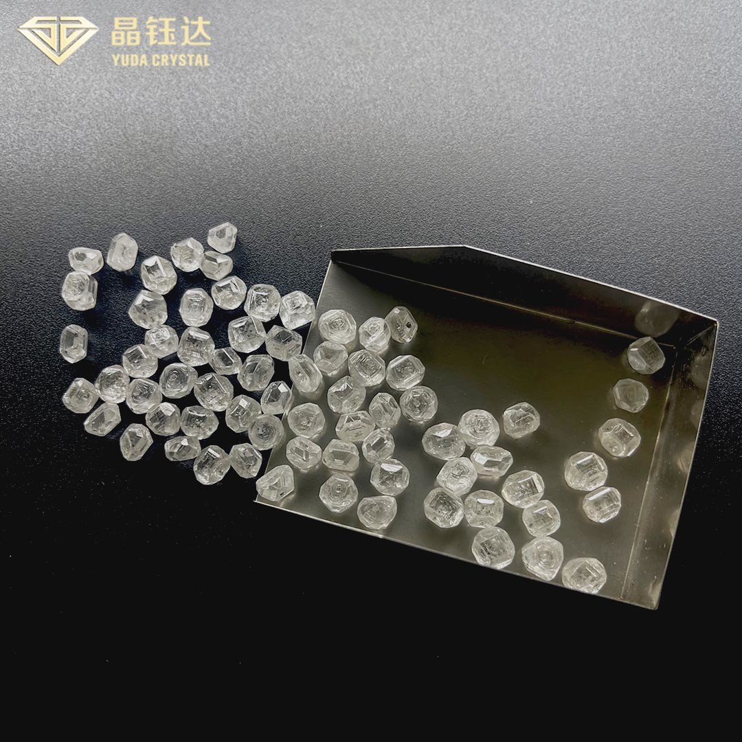 Full White 1 Carat Rough Lab Grown Diamonds For Making Lab Grown ...