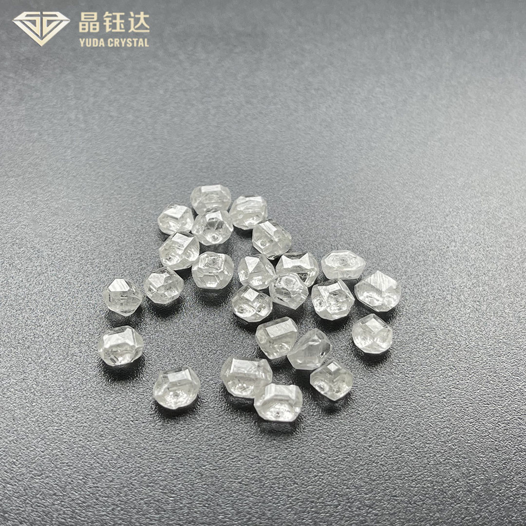 White HPHT Rough Lab Grown Diamonds Loose Lab Diamonds 0.03ct To 20.00ct