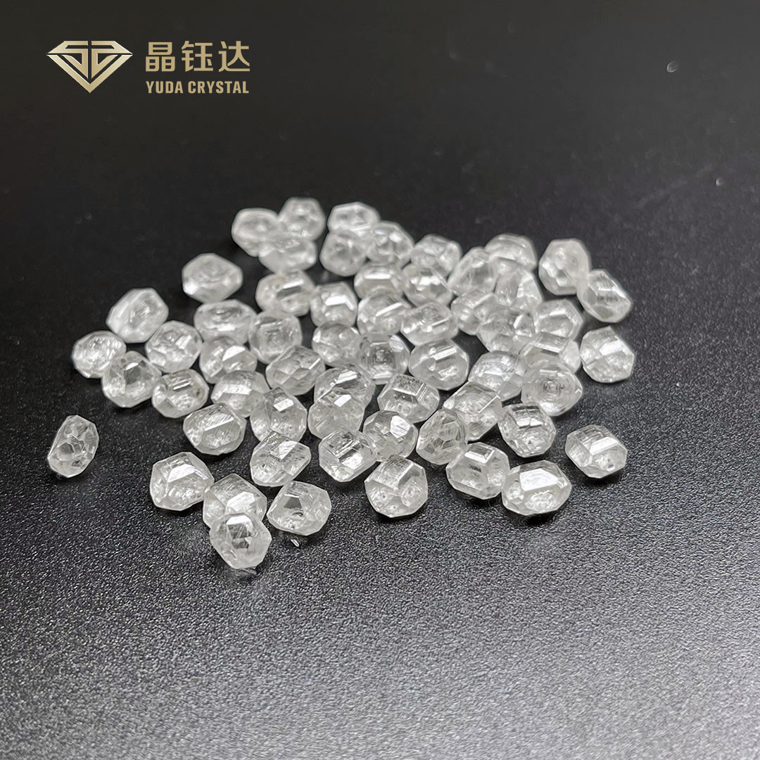 Lab Based Diamonds HPHT Lab Grown Diamonds White Synthetic Rough Diamond