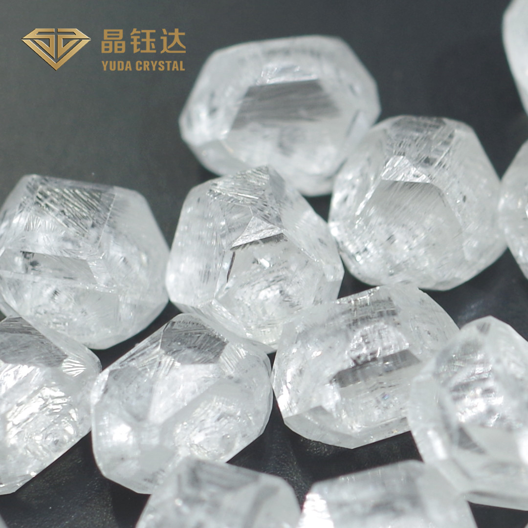 D E F Color 4.0-5.0 CT Uncut HPHT Diamond Lab Grown Diamond In Rough ...