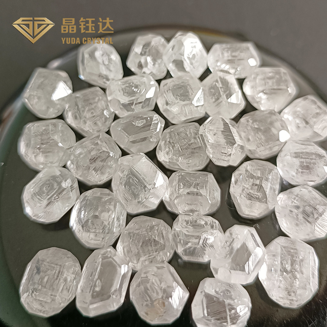 5mm To 7mm DEF Color Rough HPHT Diamond Rectangular Shape