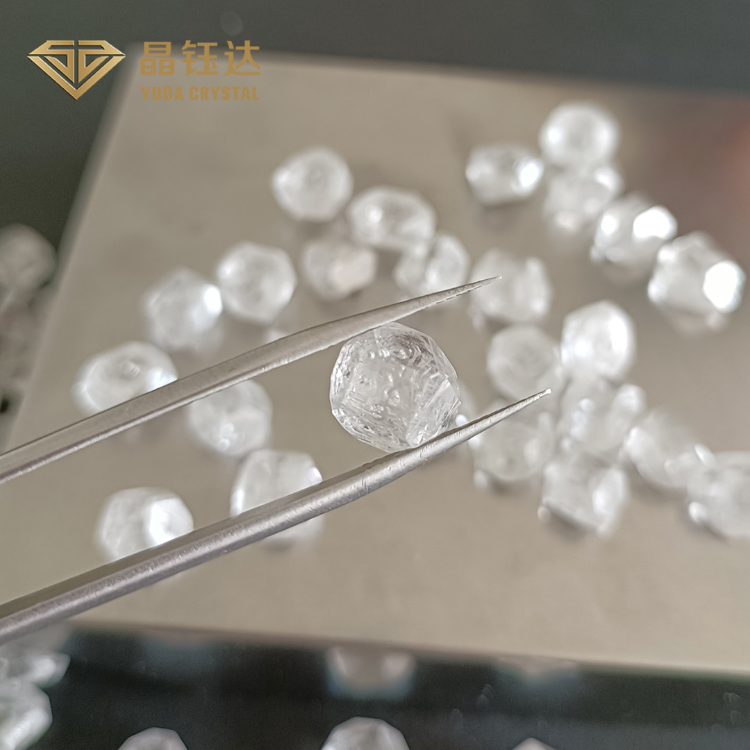 9mm 11mm DEF Color HPHT Raw Uncut Diamond 8.0ct To 8.99ct